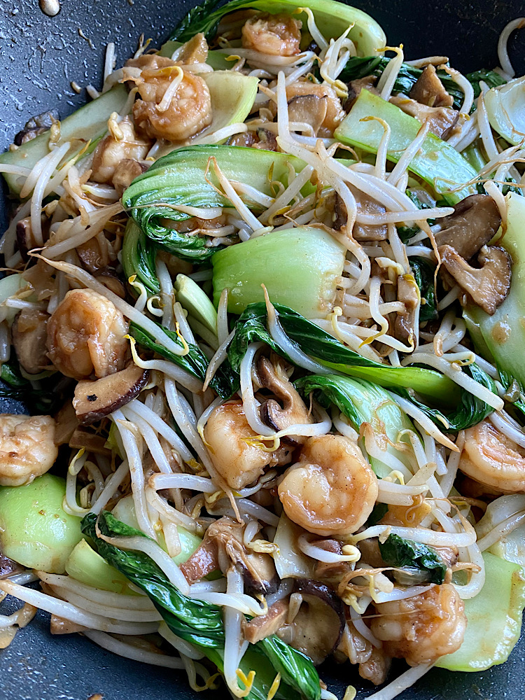 Mini Shanghai paksoi met garnalen | Mooie recepten