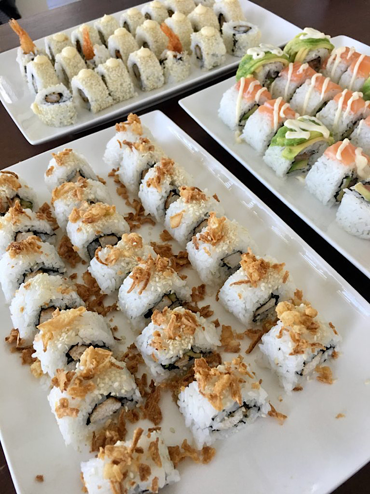 Sushi met teriyaki kip | Mooie recepten