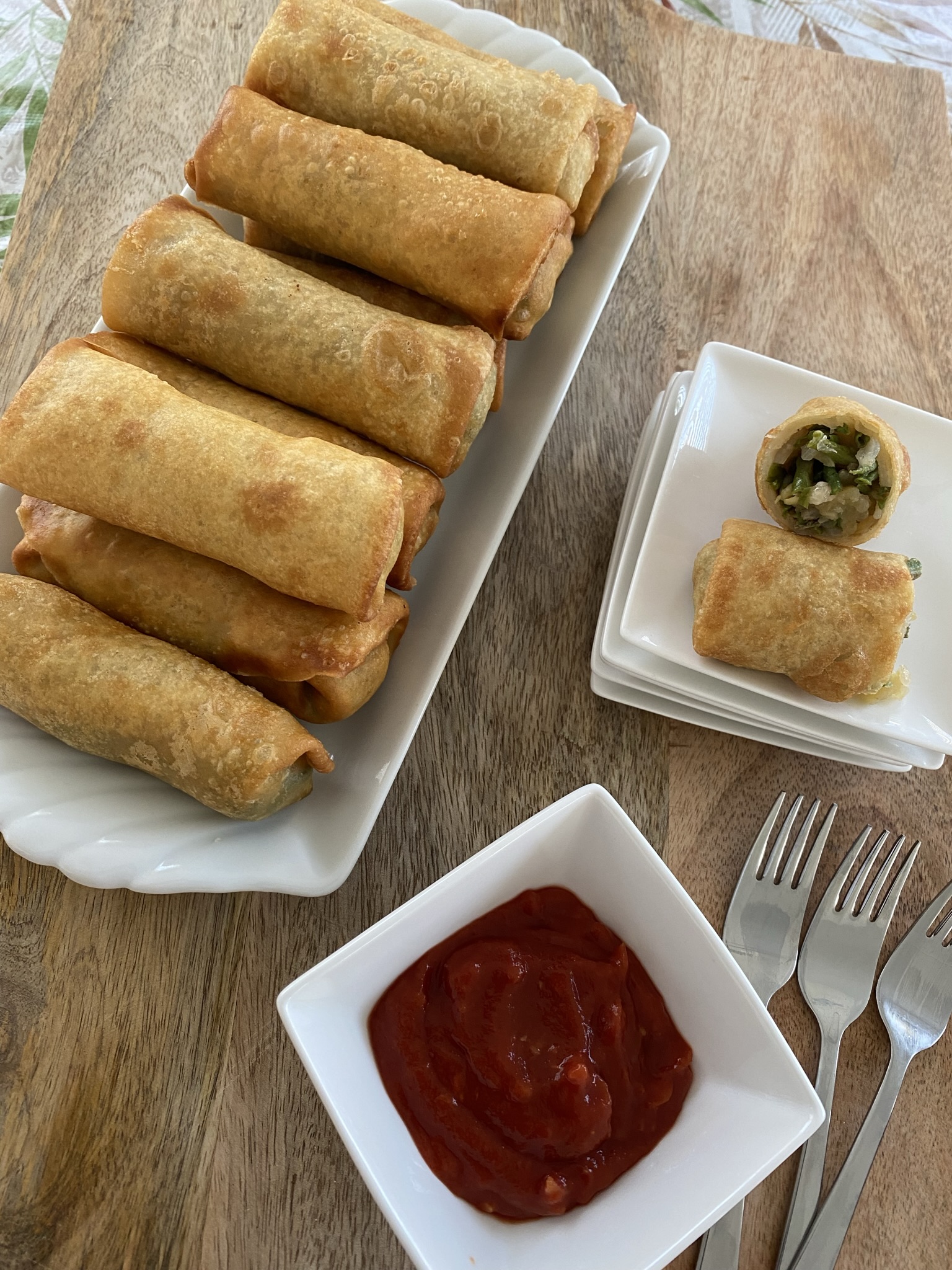 Vegetarische Surinaamse loempia’s | Mooie recepten